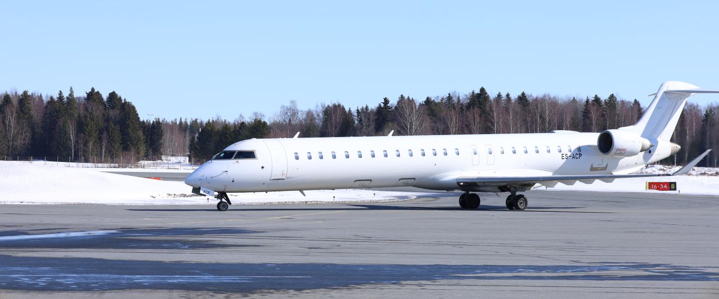 Vasa flygplats firade SAS återkomst – det går igen veckovisa flyg till ...