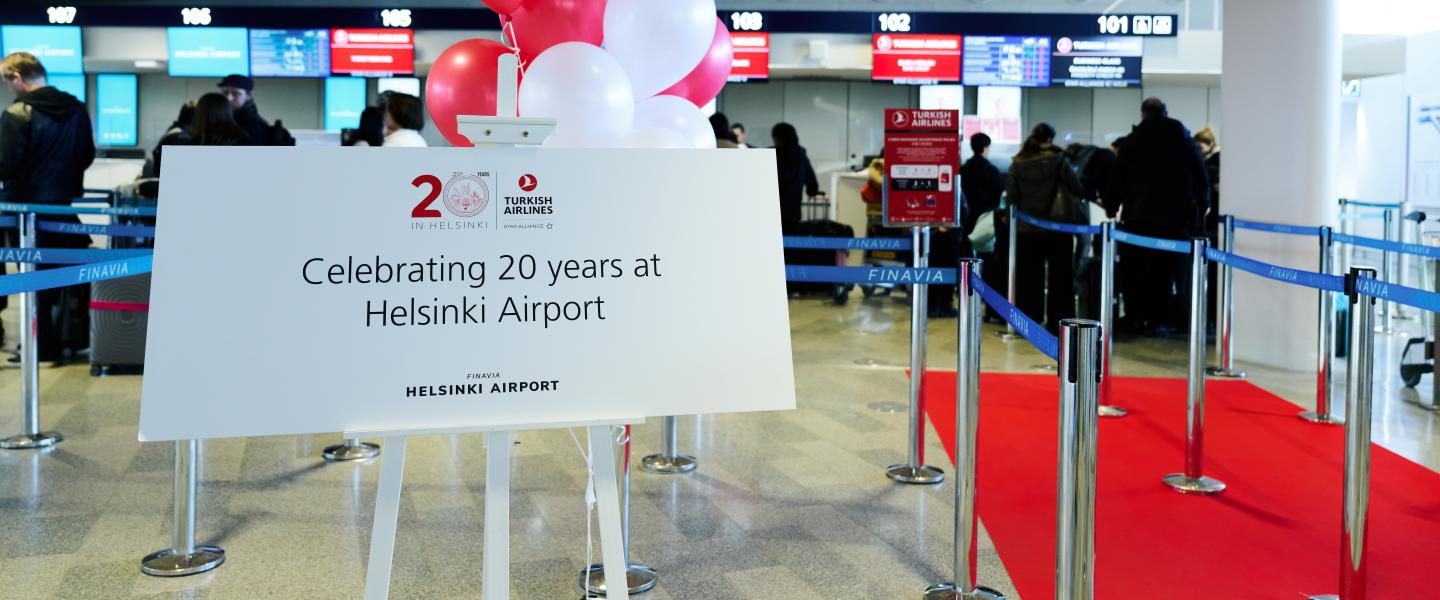 Turkish Airlines’ 20 Years in Finland Celebrated at Helsinki Airport ...